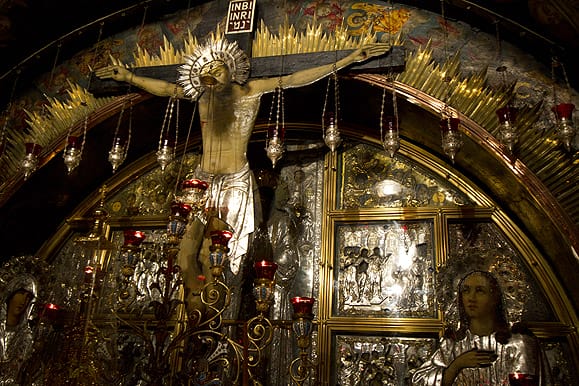 The 12th Station - Jesus dies on the cross - All About Jerusalem