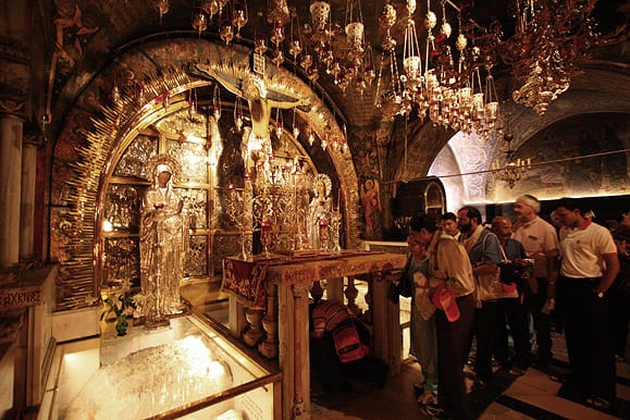 The Golgotha / Calvary in the Holy Sepulcher - All About Jerusalem